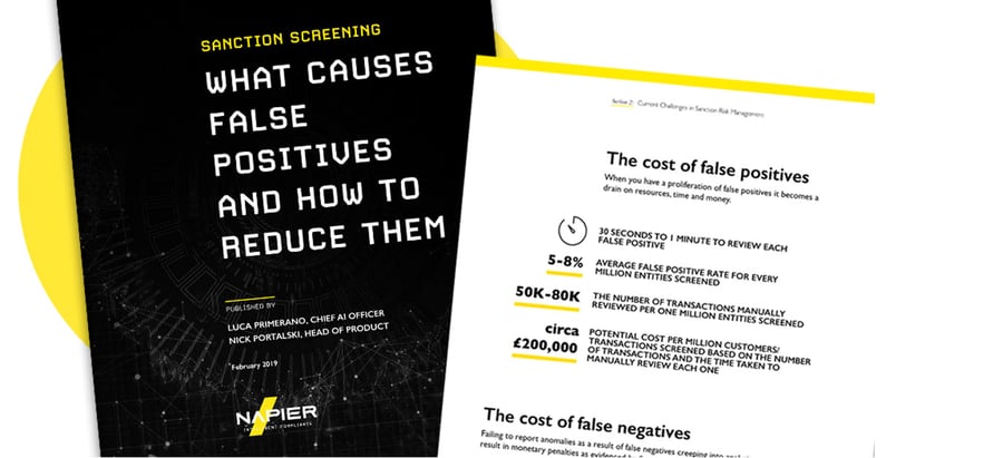 Sanction Screening: What causes false positives and how to reduce them